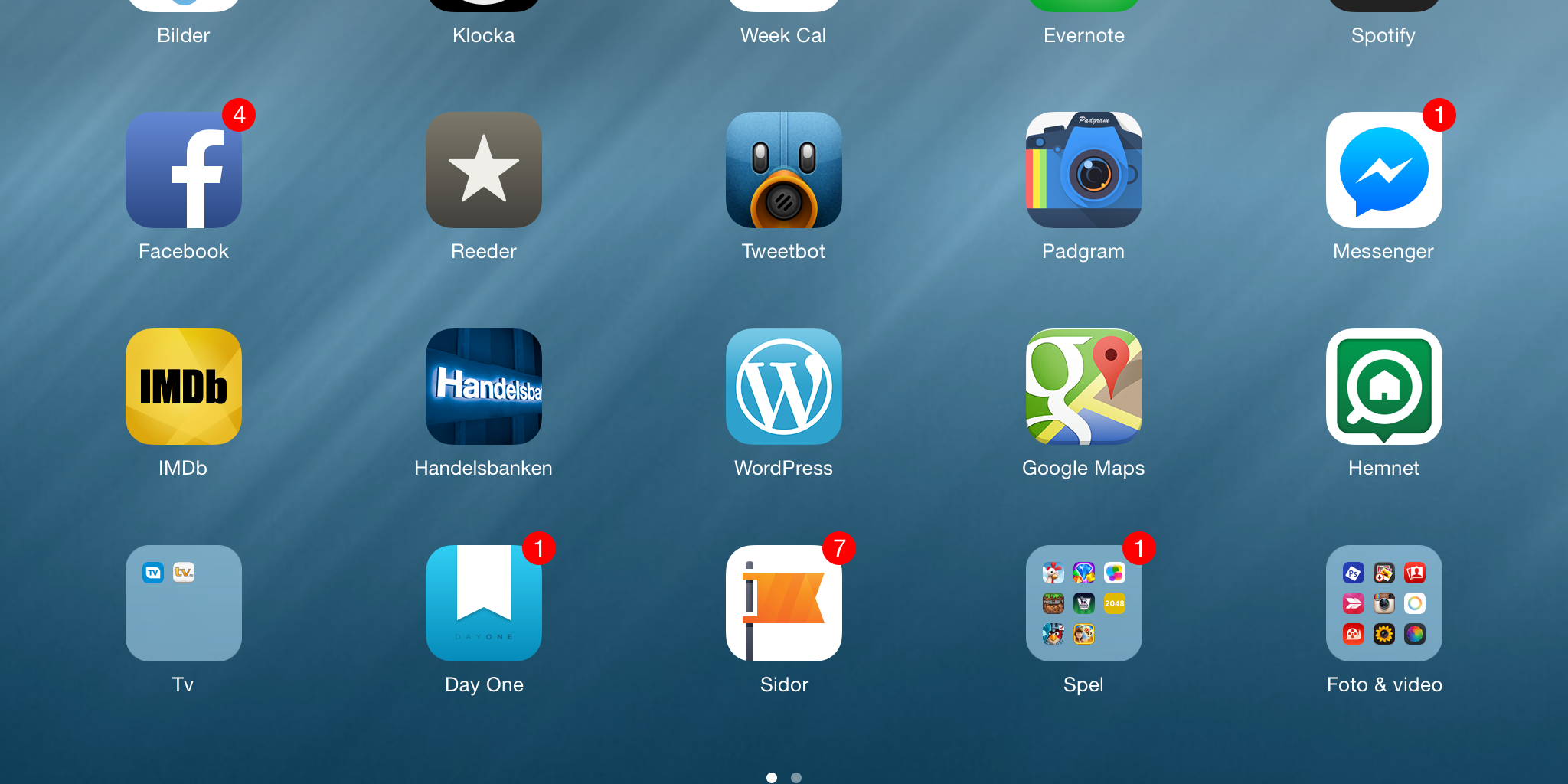 Topp 10 mest använda appar